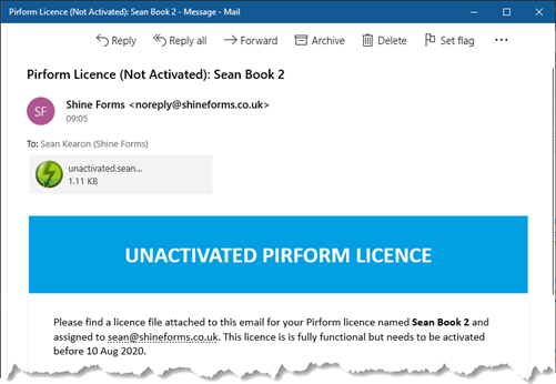 Saving Files Attached To Emails Pirform Shine Forms Docs